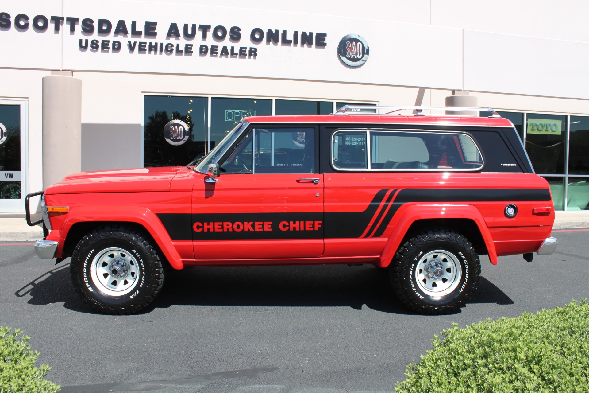 1983 Jeep Cherokee Chief 4WD Stock # P1224 for sale near Scottsdale, AZ ...